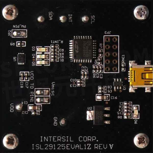 【产品】ISL29125带红外滤光片的数字红/绿/蓝光传感器数据评估板ISL29125EVAL1Z
