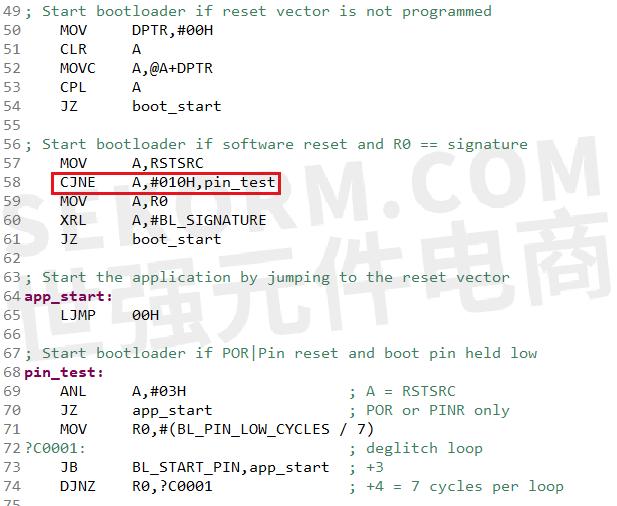 【经验】车用8位MCU EFM8系列上电进入bootloader无法进入App程序原因分析