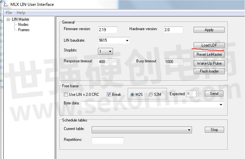 【经验】Melexis氛围灯驱动芯片如何用MLX LIN User Interface解决LDF文件
