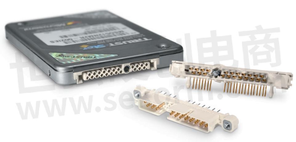 【产品】星云系列高可靠性SATA连接器采用Hypertac®触头技术，可提供高达10万次插拔