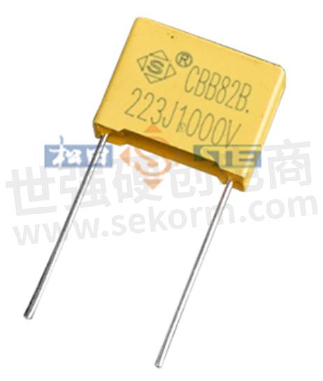 【产品】容量范围0.001-0.1μF的盒式高压高频双面金属化聚丙烯膜电容器，具有优异的阻燃性能