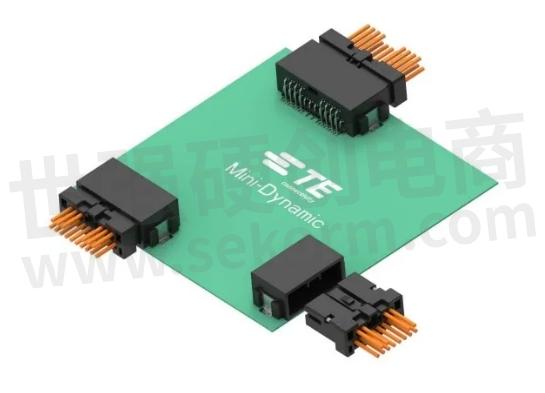 插头高度仅有 8.7mm的Dynamic Mini系列连接器，满足工业和汽车微型化需求
