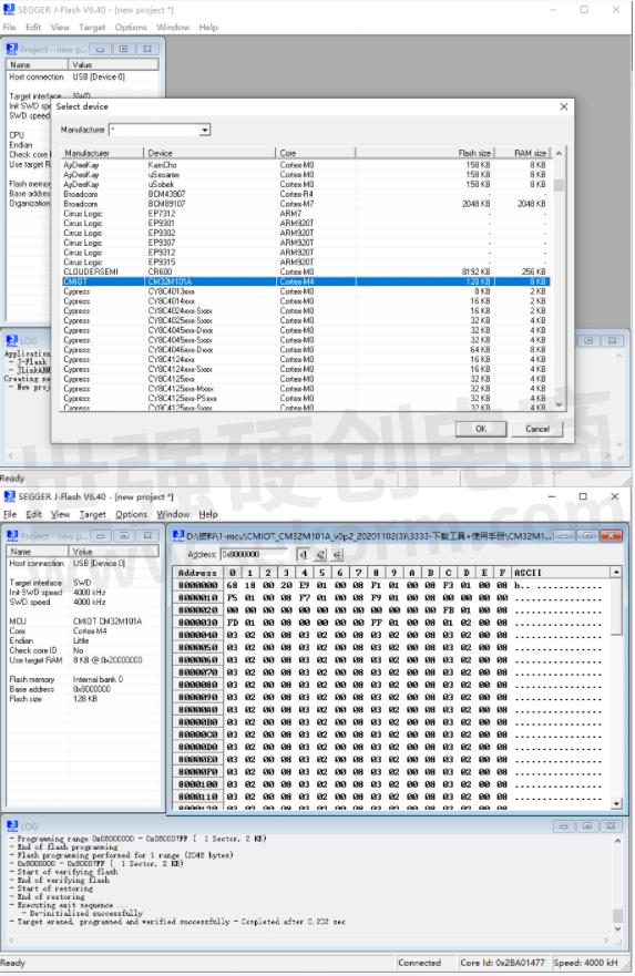 【技术】 将程序下载到芯昇科技MCU芯片CM32M101A中的2种方法