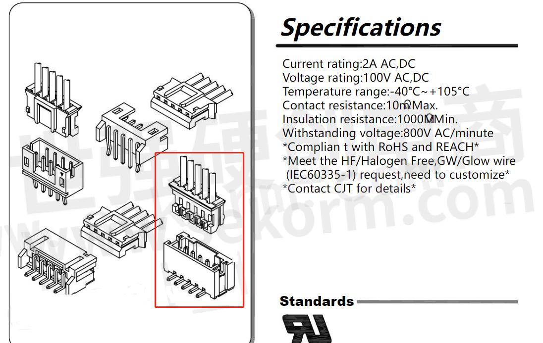 【选型】额定电流2A的长江连接器A2001系列助力电路控制板设计，耐压可达800V AC/Min