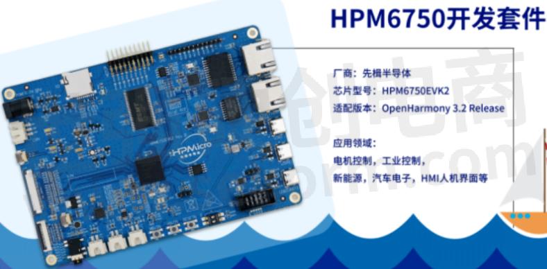先楫半导体高性能MCU HPM6700系列代码正式合入OpenHarmony社区主干，助力开源操作系