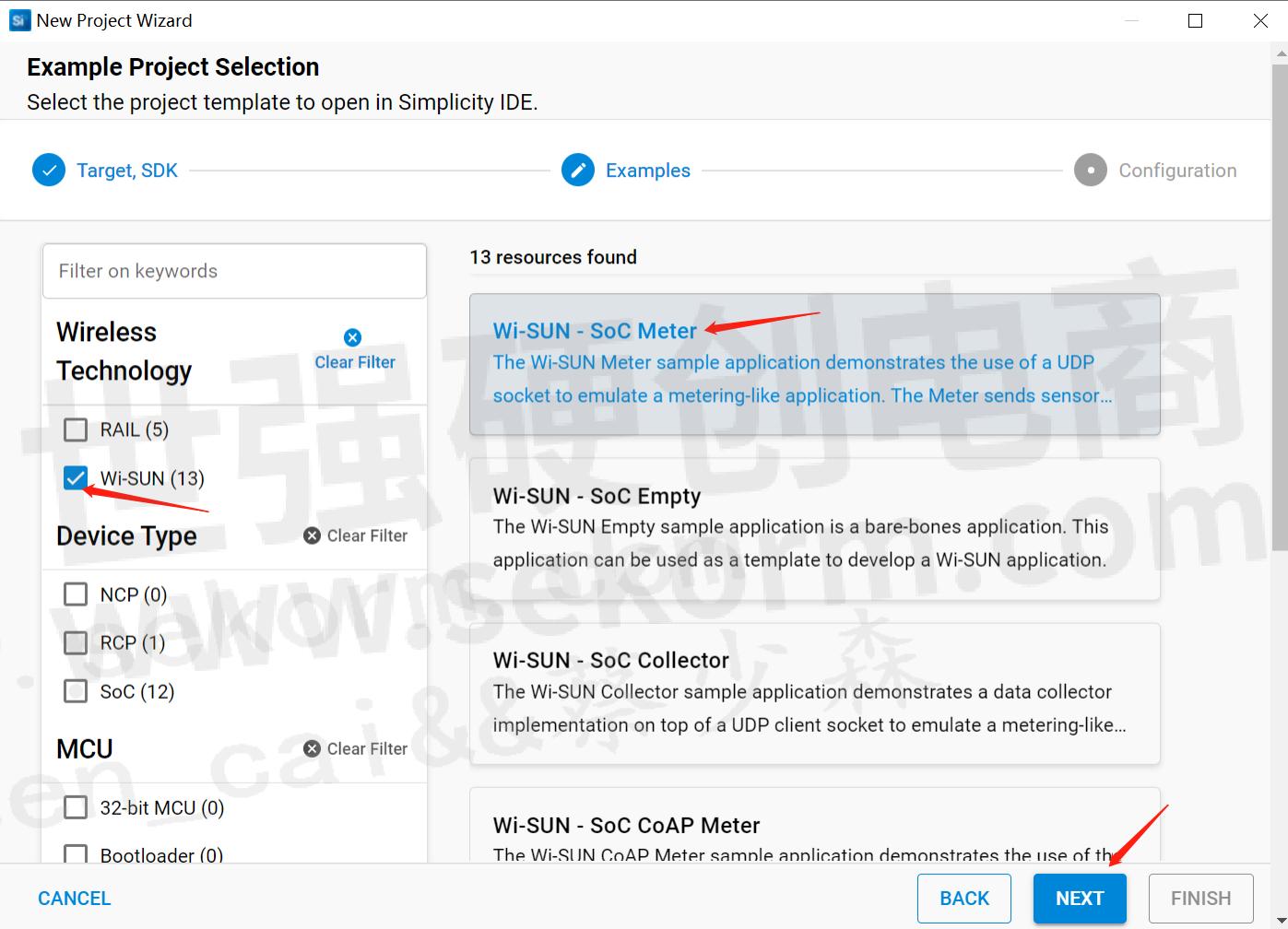 【经验】Simplicity Studio v5软件创建Wi-SUN SoC Meter工程的方法