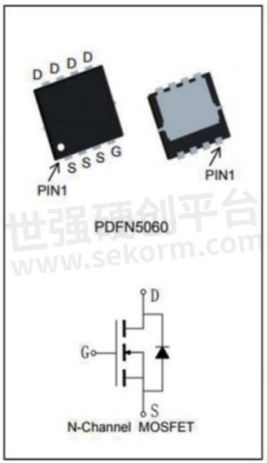 【产品】采用DFN5X6-8L封装的N沟道场效应晶体管SFM3012T，漏极电流为120A