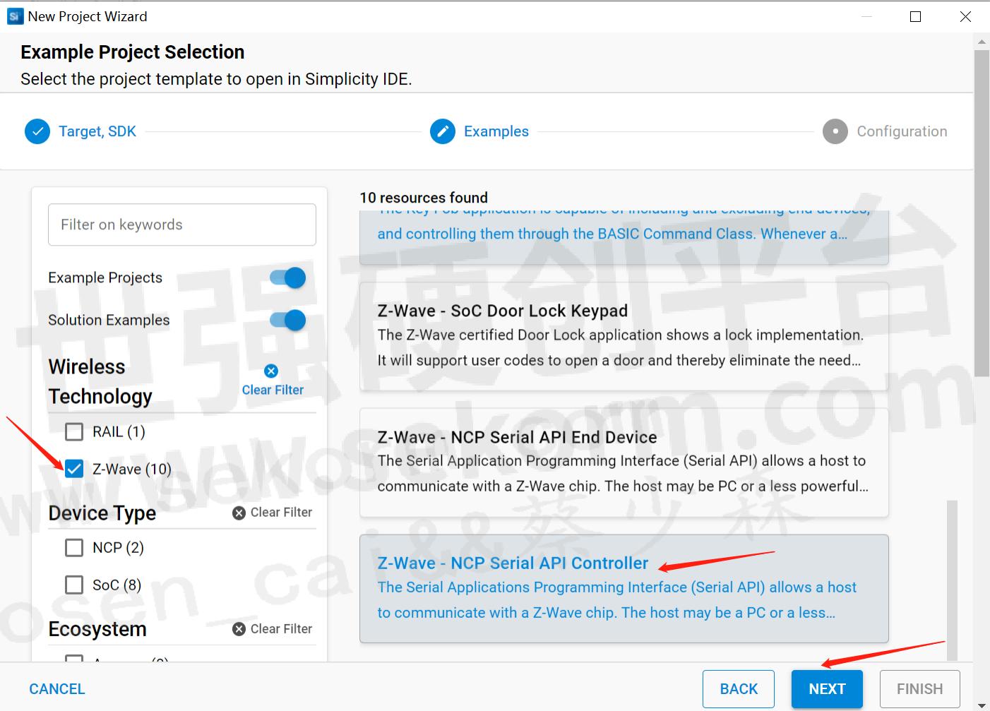 【经验】Simplicity Studio v5软件创建Z-Wave Serial API Cont