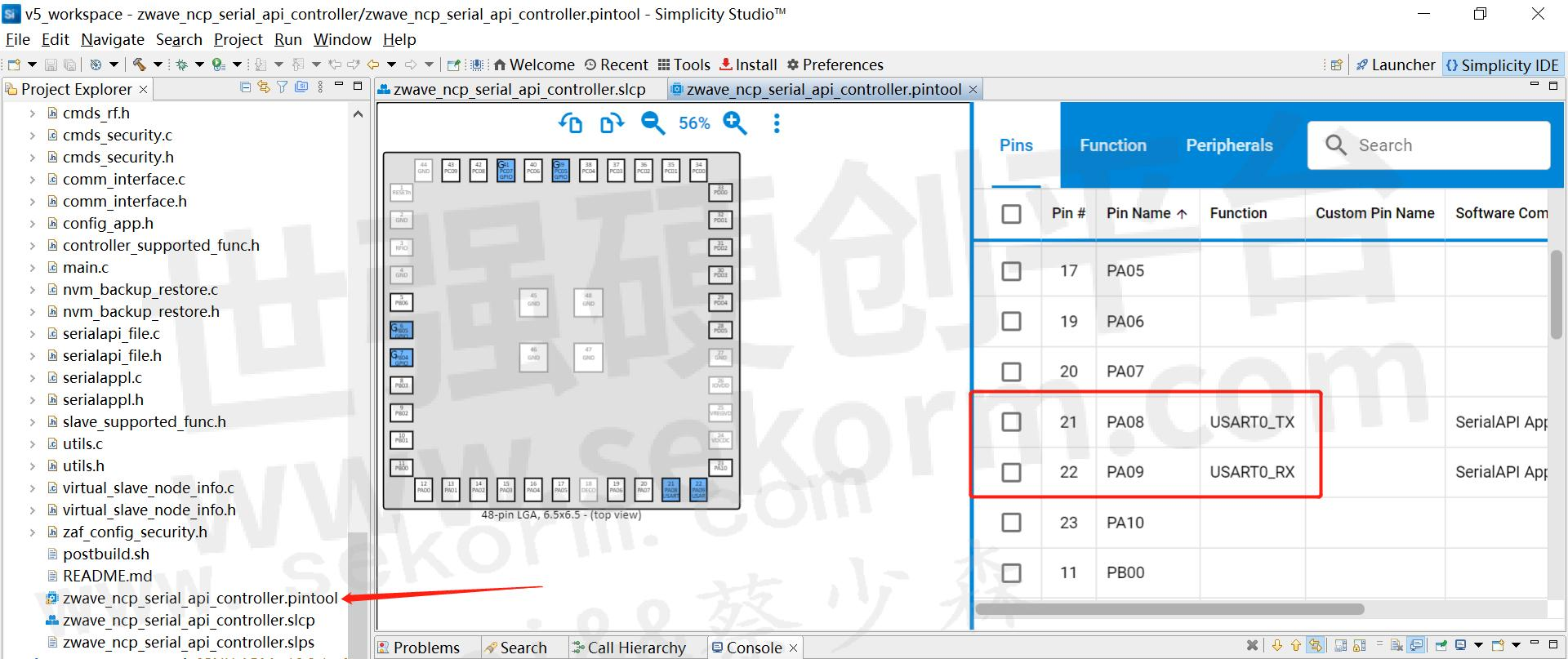 【经验】Simplicity Studio v5软件创建Z-Wave Serial API Cont
