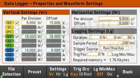 How to Create Power Supply Output Sequences with Data Logging-