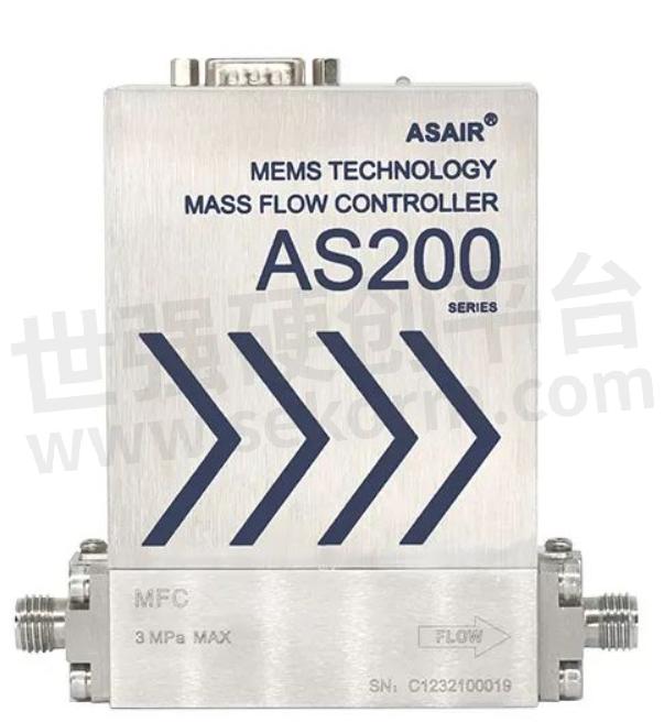 AS200系列质量流量控制器重复精度高达±0.2%F.S.，助力实现更安全、更精准的气体流量测量与控