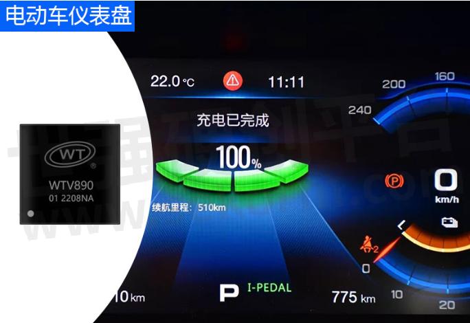 唯创知音WTV890语音芯片：为汽车与电摩仪表盘带来创新应用与优势-