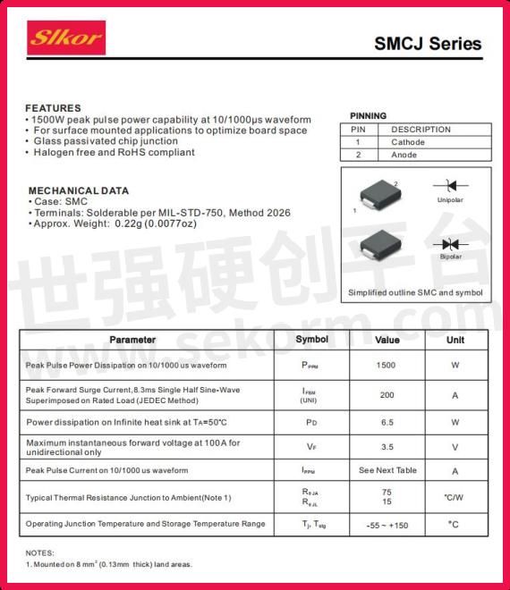 Slkor SMCJ30CA: The All-Purpose Shield for Semicon