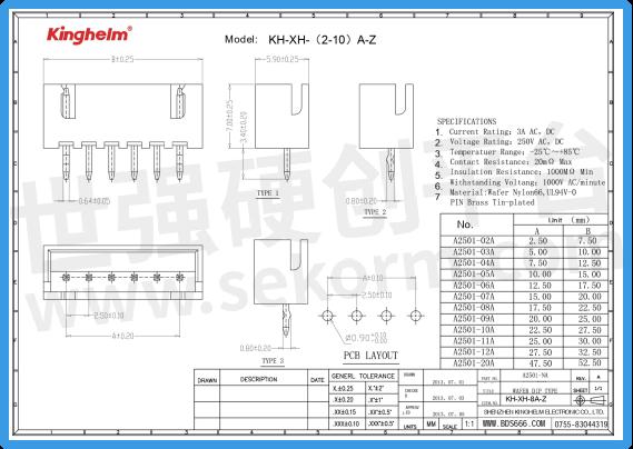 Kinghelm XH Connector KH-XH-8A-Z: Stable Connectio