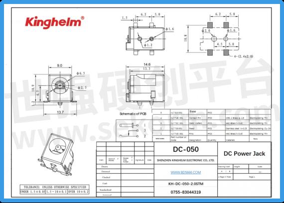 Kinghelm DC Power Jack KH-DC-050-2.0STM: The Exper