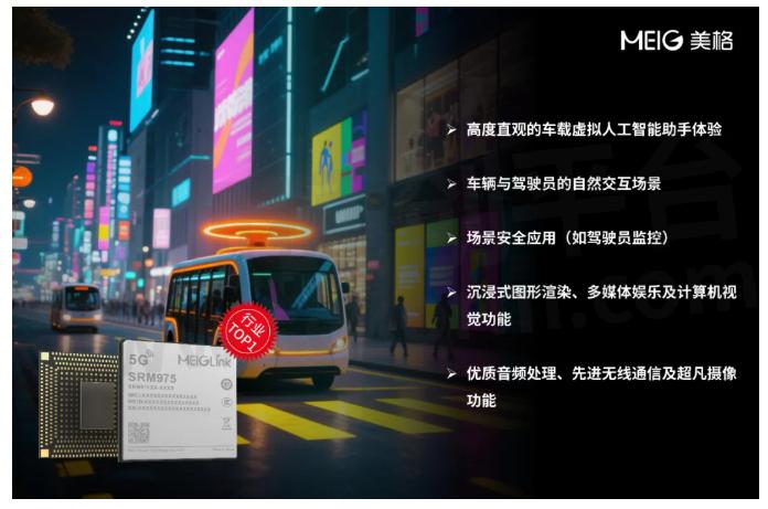 行业最强音｜美格智能重磅发布行业首款3nm工艺，拥有300K DMIPS CPU算力的5G-A智能座